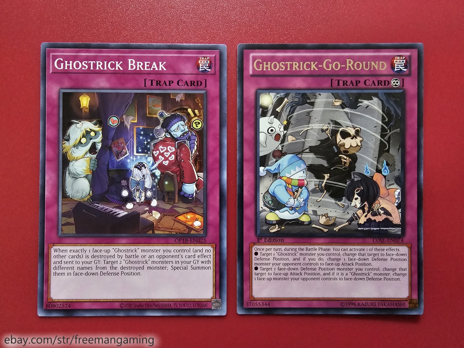 Yugioh Ghostrick Deck 45 Cards Alucard Jiangshi Complete Budget ...