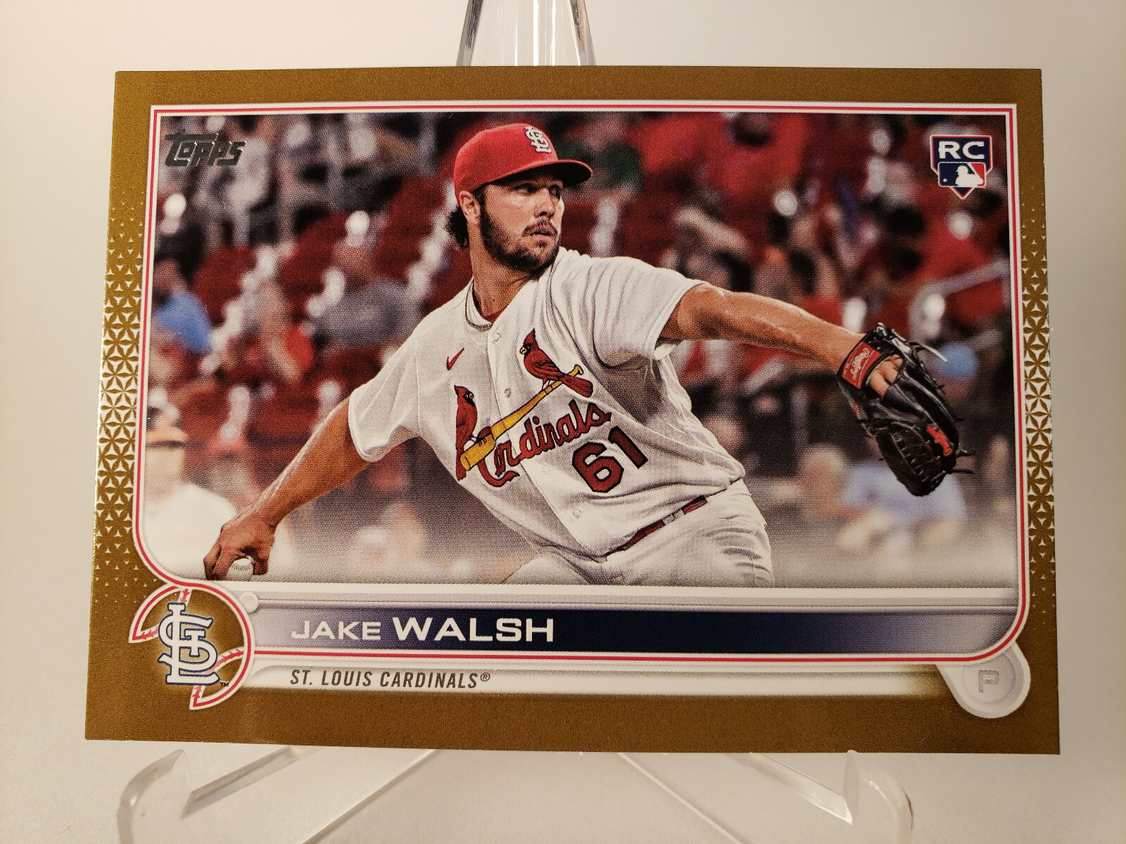 Jake Walsh GOLD PARALLEL /2022 Rookie Card RC 2022 Topps Update US306 ...
