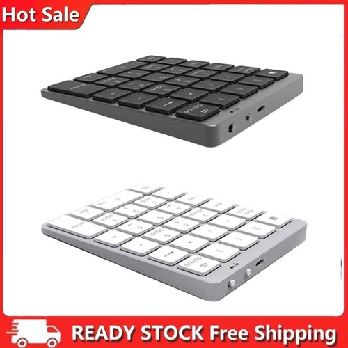 N960 Wireless Small Numeric Keypad Numpad 28 Key Digital Keyboard for ...