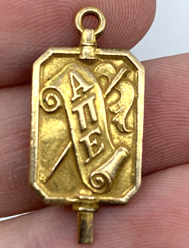 Alpha Pi Epsilon Fraternity Pin 1950s Gold Filled Vintage | eBay