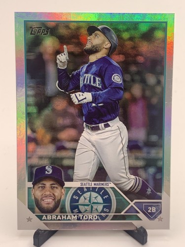 2023 Topps #297 Abraham Toro Rainbow Foil Parallel Card Mariners | eBay