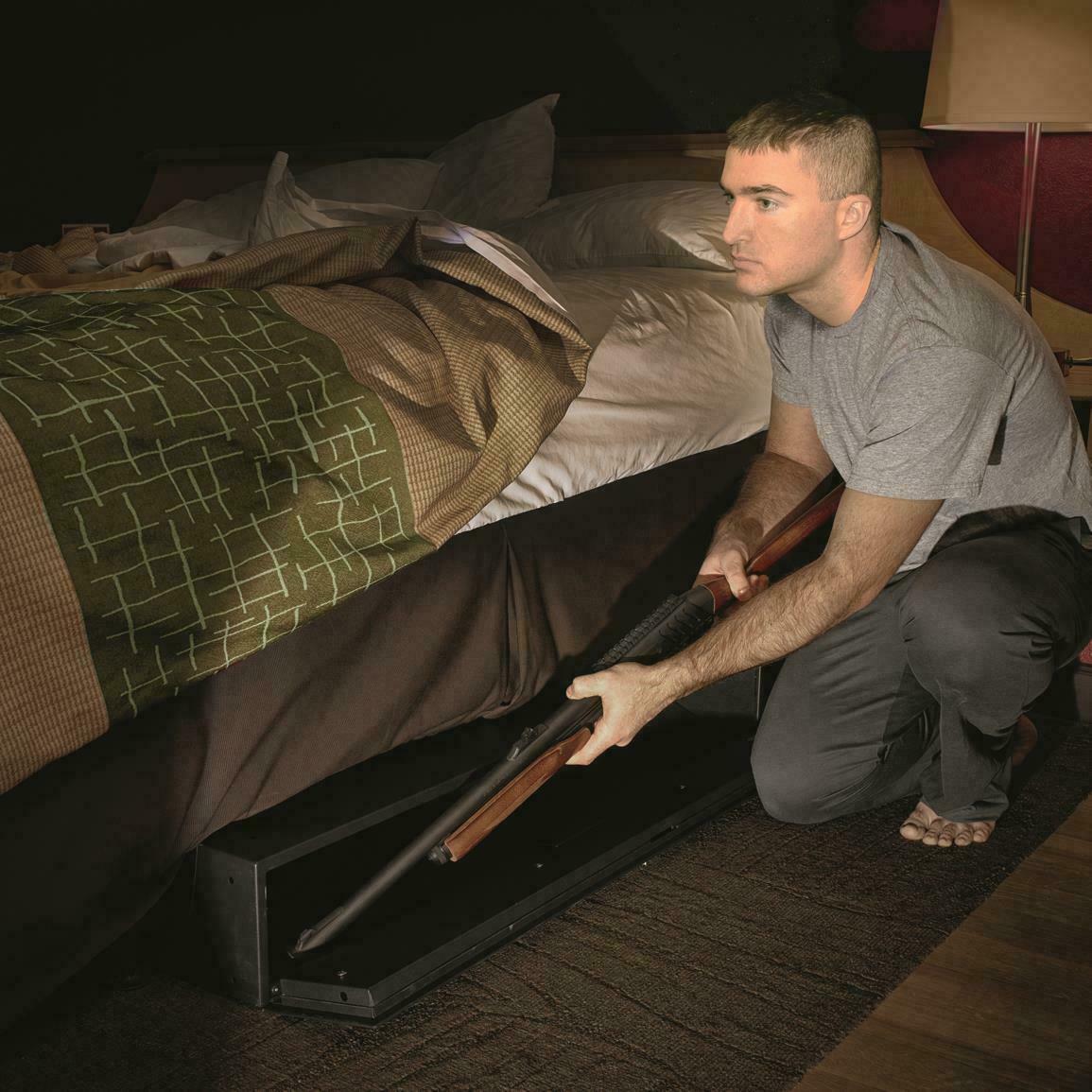 Hidden Gun Storage Bed