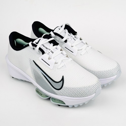 Size 7.5 - Nike Air Zoom Infinity TR Next Golf Spikes Shoes White ...