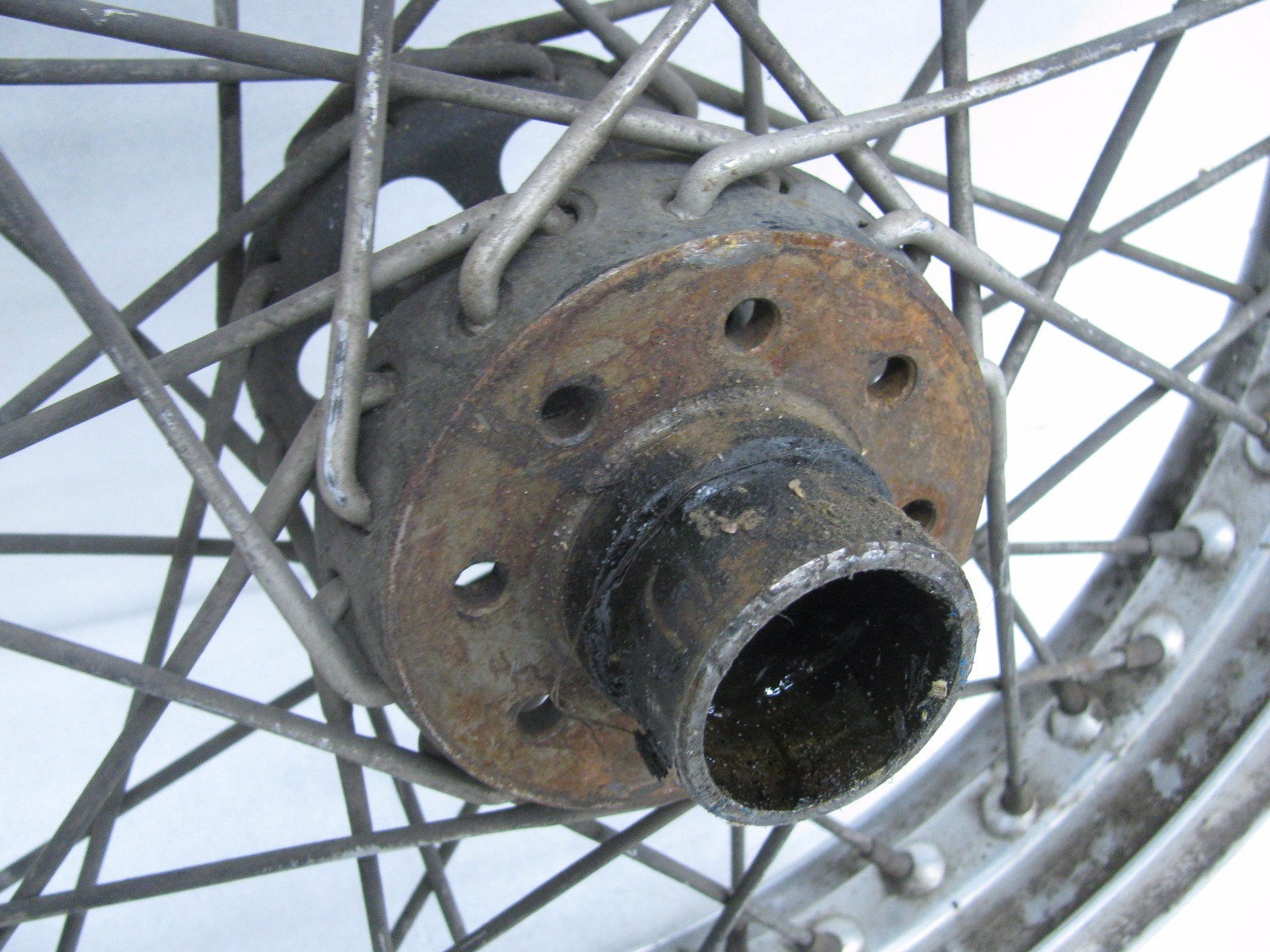 Original Harley Davidson 18" Rear Wheel Ironhead Sportster | eBay UK