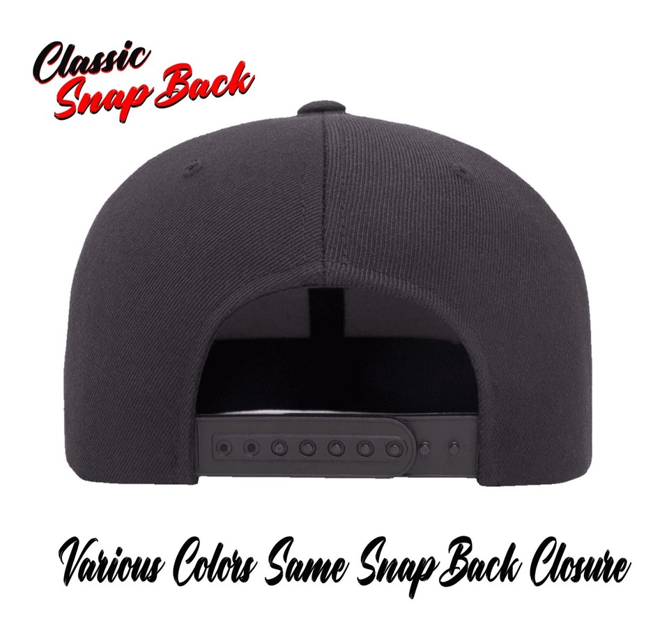 CUSTOM EMBROIDERED 3D YOUR LETTER SNAPBACK BASEBALL CAP OLD ENGLISH ...