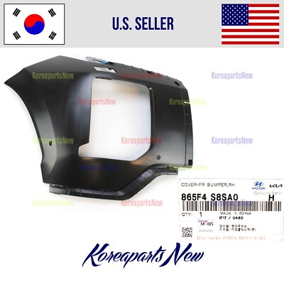 FRONT Bumper Cover Right PASSENG 865F4S8SA0 ⭐OEM⭐ Palisade calligraphy ...