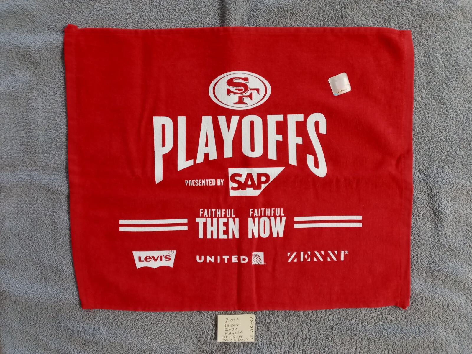 49ers Towel Playoffs 2019 2020 | eBay