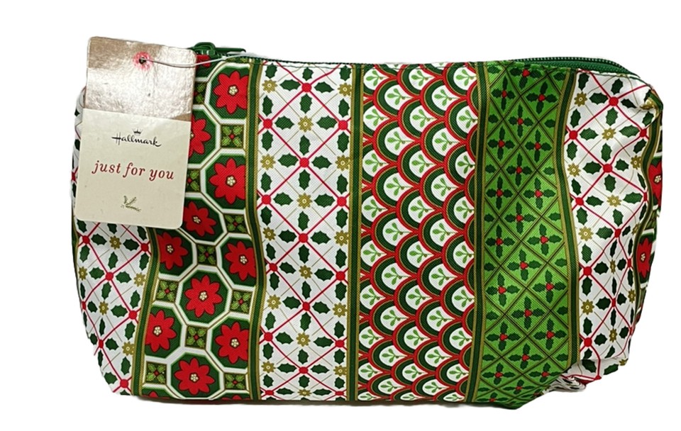 Hallmark Bag Gift Holder Toiletries Travel Makeup Treat Christmas New ...