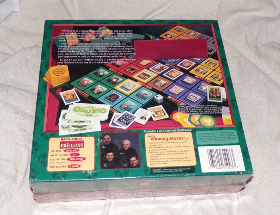 Priceless, The Game Of Wealth, Risk & The Power Of Persuasion, Board ...