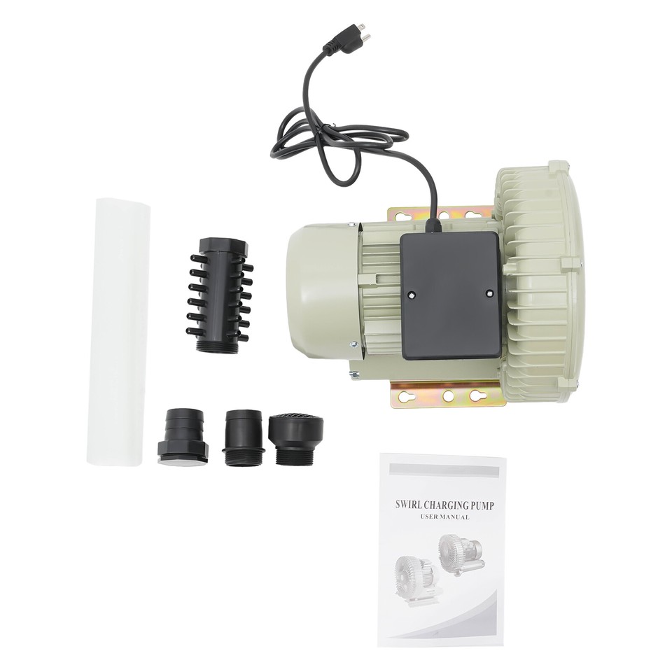 Air Pump Oxygen Aerator Aquarium Aquaculture Fish Tank Pond Blower ...