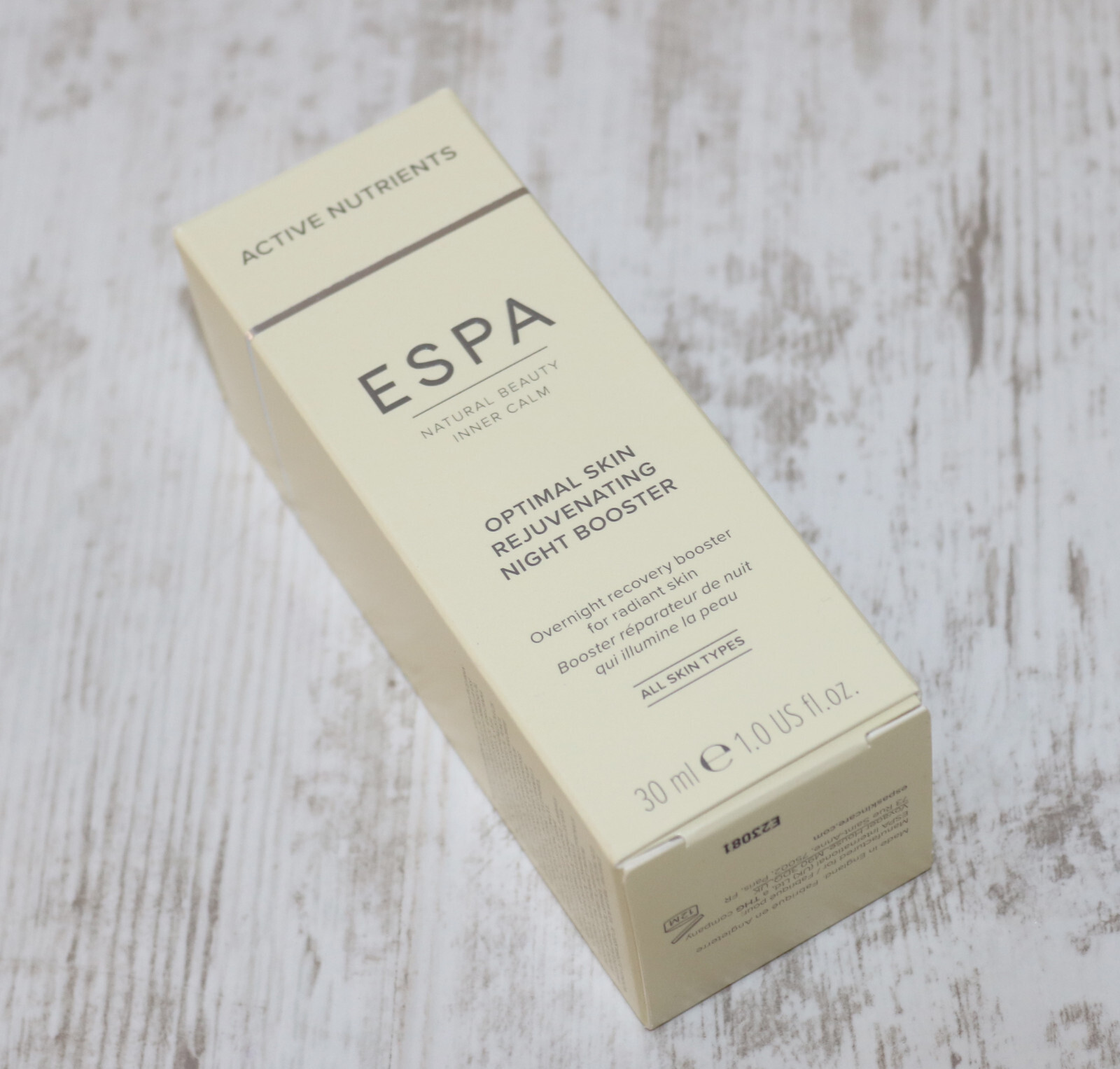 ESPA Optimal Skin Rejuvenating Night Booster, 30 ml, neu | eBay.de