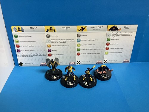 Marvel Heroclix Giant-Size X-Men #031 Angel w/Cyclops #002 Marvel Girl ...