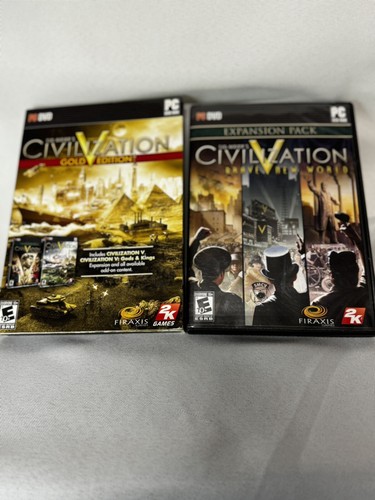 Sid Meier's Civilization V PC DVD Game (Complete, 2010) VERY GOOD ...