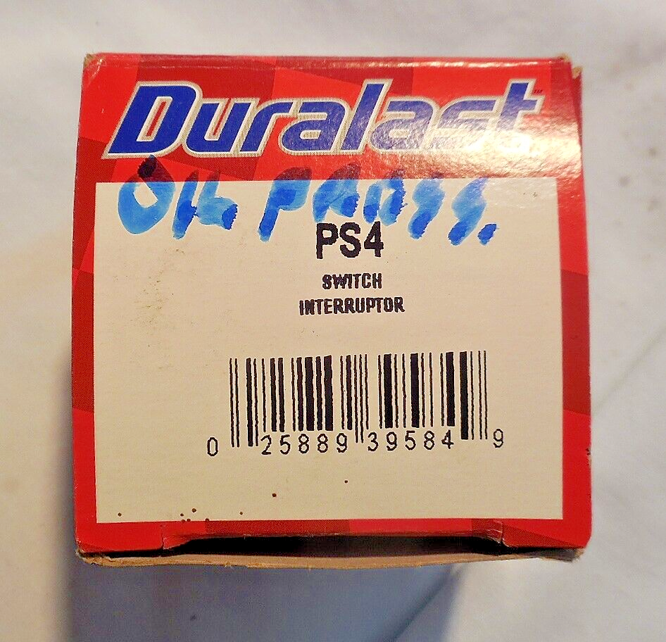 Duralast PS4 Oil Pressure Switch NEW in retail box | eBay