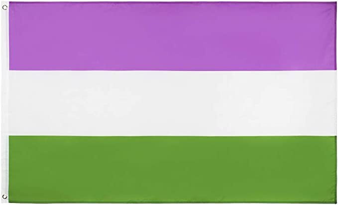 Pride Genderqueer Bundle - Flag 3x5 ft, 3 Mini Flags, Wristlet, Candle ...