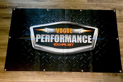Vogue Performance Exhaust Dealer Banner | eBay