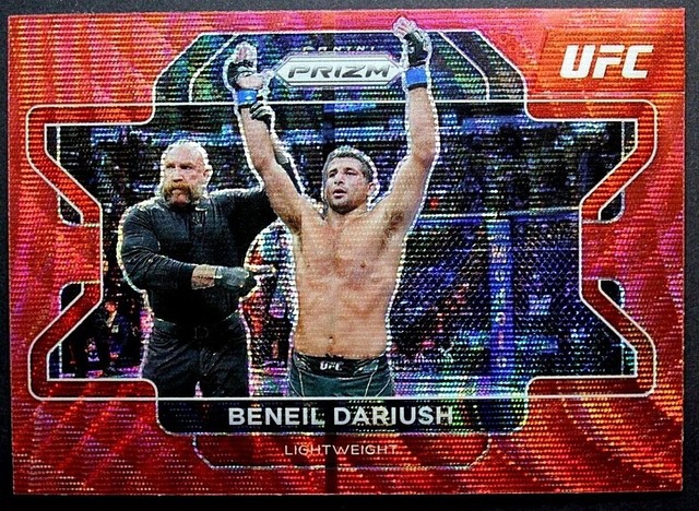2022 Panini Prizm UFC - Ruby Wave Prizm #27 Beneil Dariush for sale ...