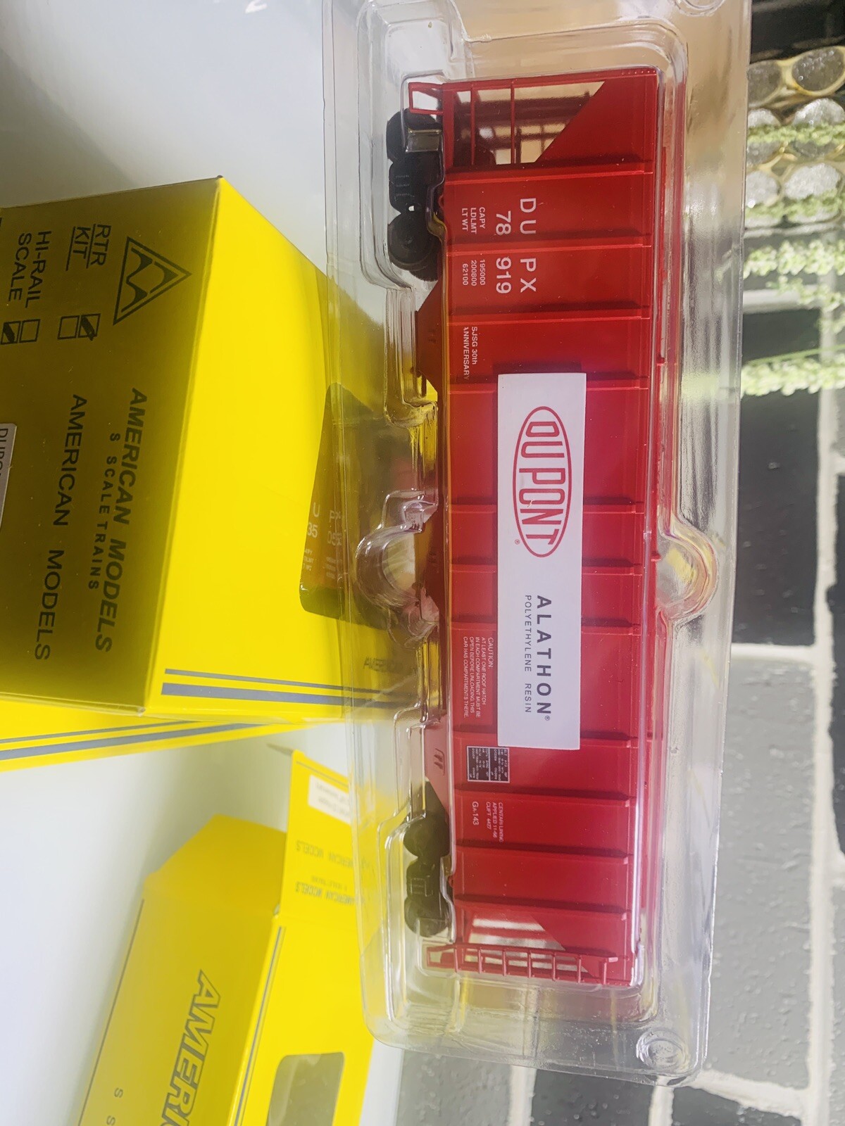 American Models Trains S Gauge Dupont Alathon 30th Anniversary set of 3 ...