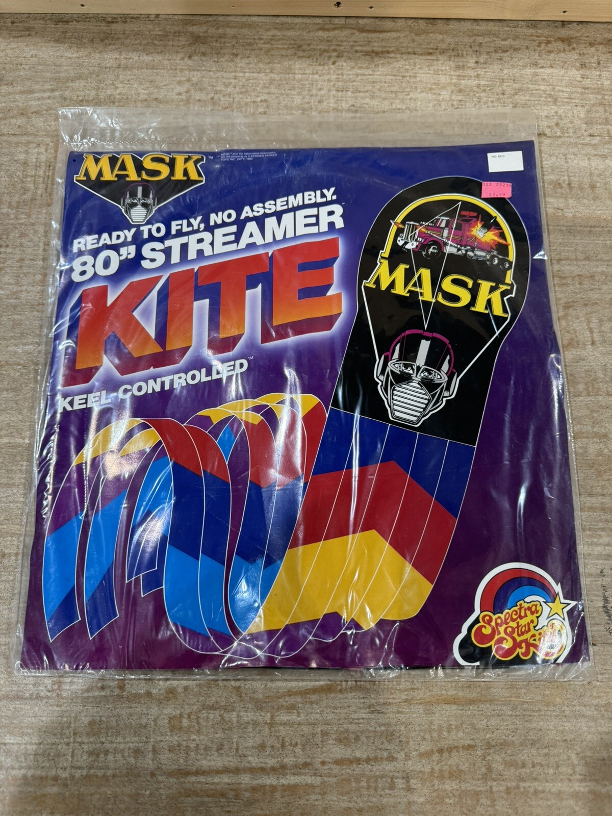 VINTAGE READY TO FLY "MASK" CHARACTER 80" STREAMER SPECTRA STAR KITES ...