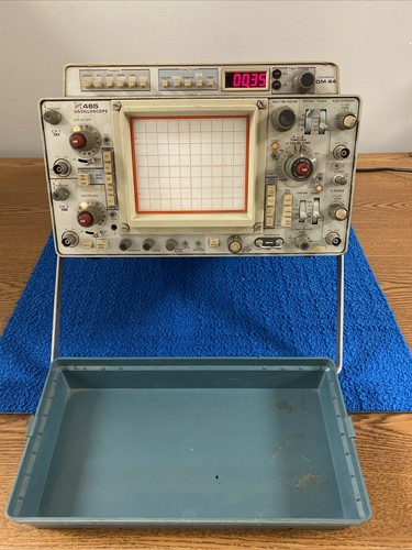 *AS-IS* Tektronix Model 465 2-Ch Oscilloscope w/ DM44 Multimeter | eBay
