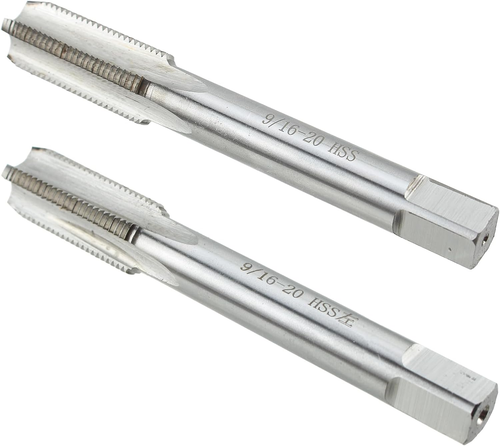 Right & Left 9/16-20 Hand Thread Tap HSS Set, 9/16'' - 20 TPI for Bike ...