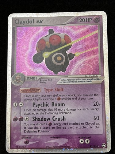 Pokemon CLAYDOL EX 93/108 (Ultra Rare) Power Keepers - LP/Light Play | eBay
