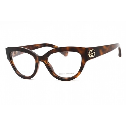 Gucci Women's Eyeglasses Havana Injected Propionate Full Rim Frame ...