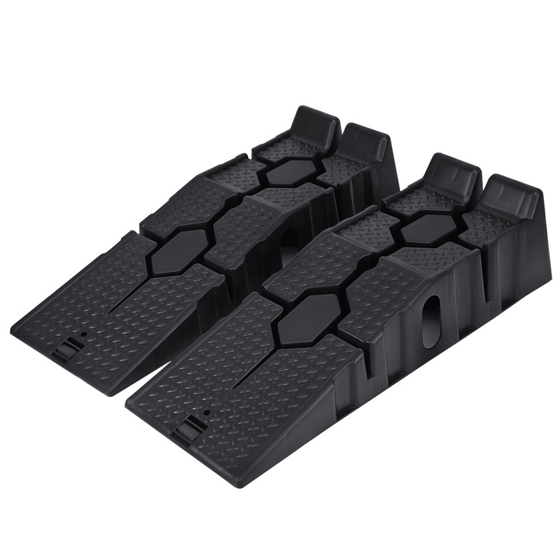 2X Heavy Duty Rubber Plastic 5Ton GVM Low Clearance Garage Vehicle Car ...