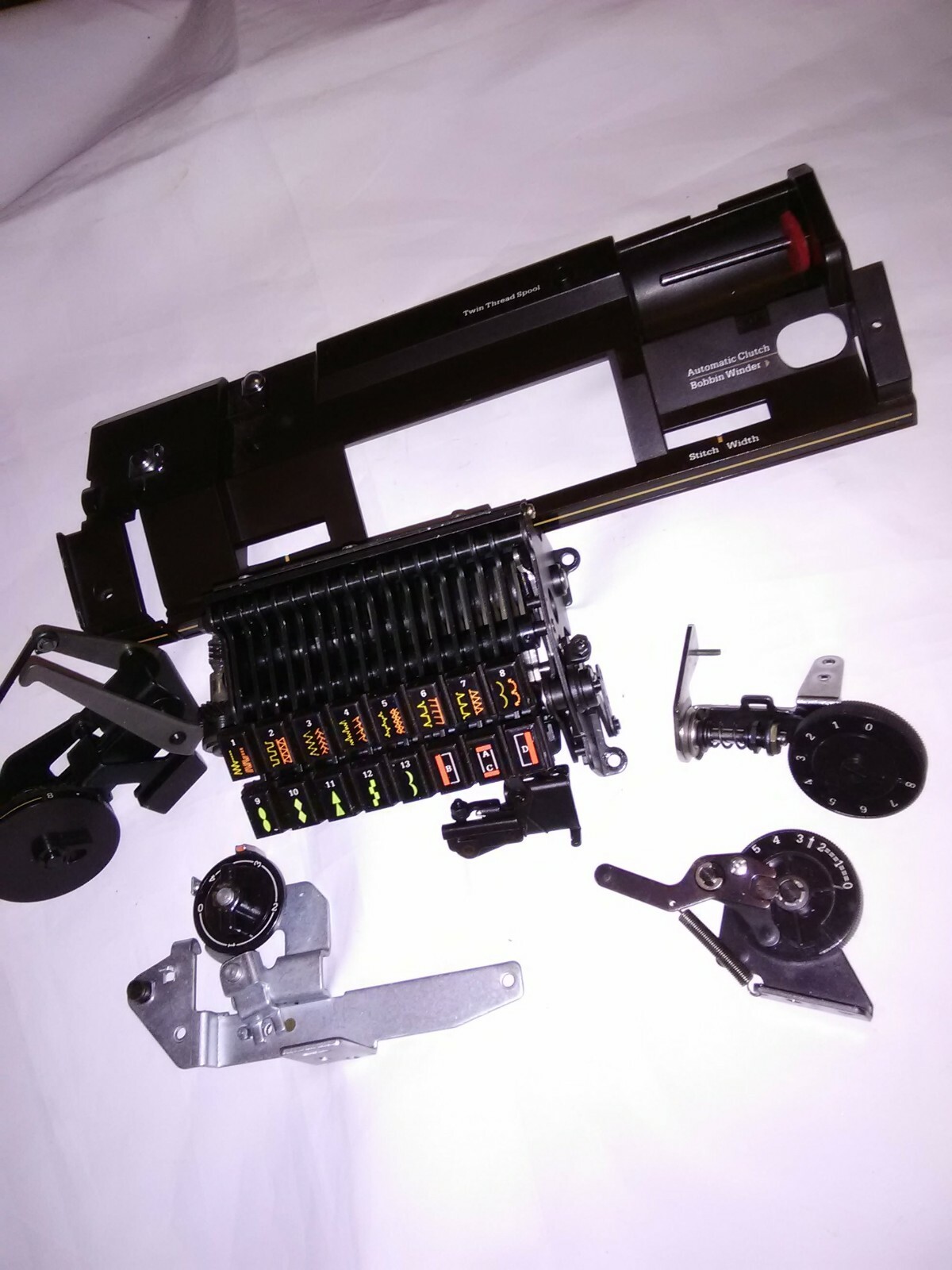 Lot of parts from a Montgomery Ward Sewing Machine Model UHT-J1984 | eBay