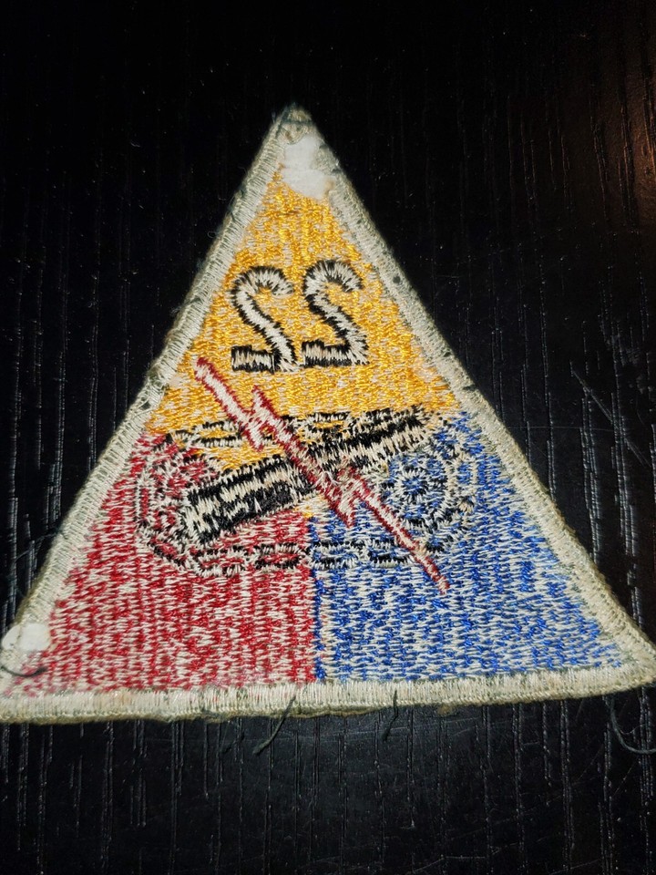WWII US Army 22nd Armor Tank Battalion Cut Edge Patch L@@K!!! | eBay