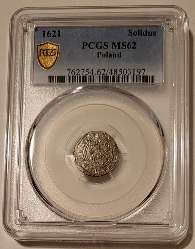 Poland Sigismund III 1621 Silver Solidus MS62 PCGS Rare Date Top Pop | eBay