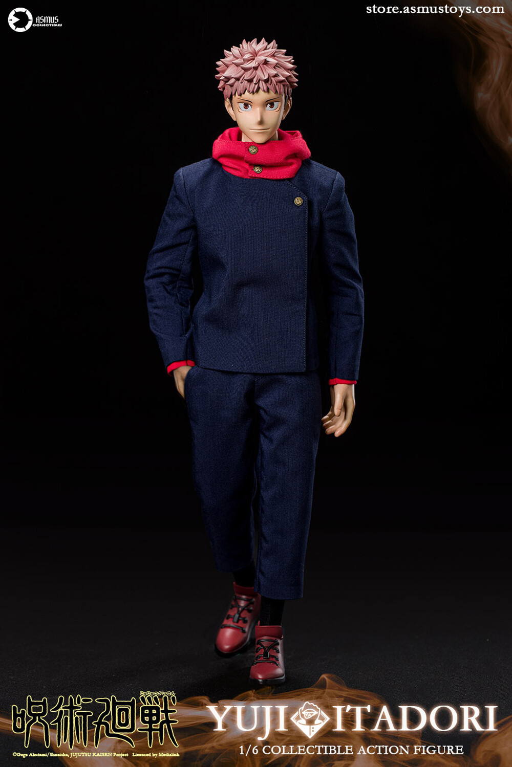 Asmus Toys Jujutsu Kaisen YUJI ITADORI 1/6 Action Figure 12in Doll ...