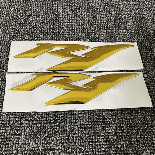 Motorcycle 3D Fuel Tank Emblem Decals for R1 Racing Bike Badge Stickers ...
