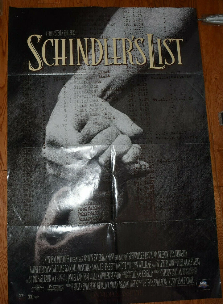 Schindlers List Movie Poster