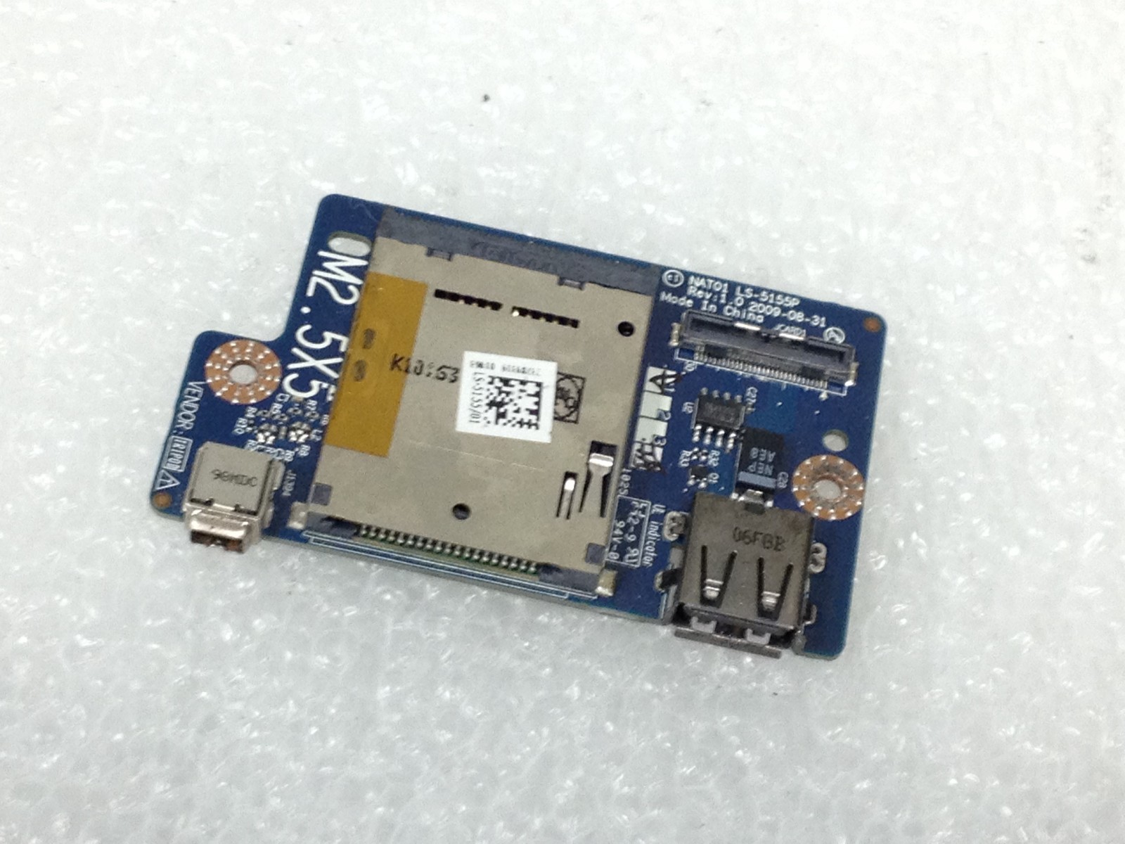 Original Dell Studio 1749 USB Card Reader Board T0YR4 0t0yr4 for sale ...