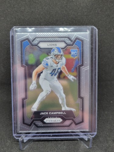 2023 Panini Prizm JACK CAMPBELL (RC) Rookie Card #330 - DETROIT LIONS ...