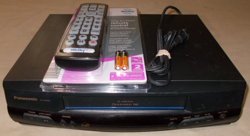 Panasonic PV - 8405S VCR 4-Head Omnivision VHS w/Brand new Remote ...