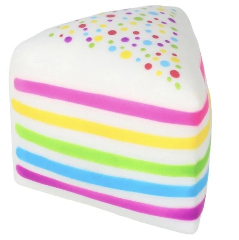 VIRAL Squishy Rainbow Layer Cake JUMBO SQUISHY 5” Smush Mart RMS USA ...