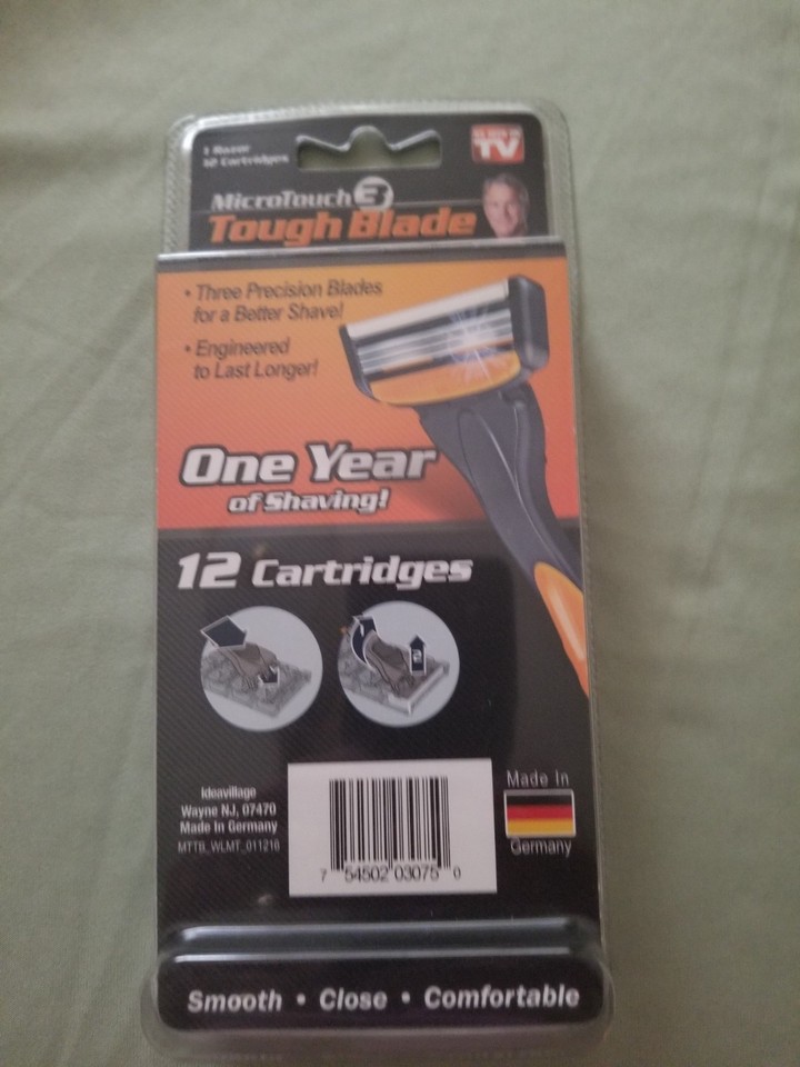 NEW MicroTouch 3 Touch Blade Razor 12 Cartirdges Brett Farve Rare As ...