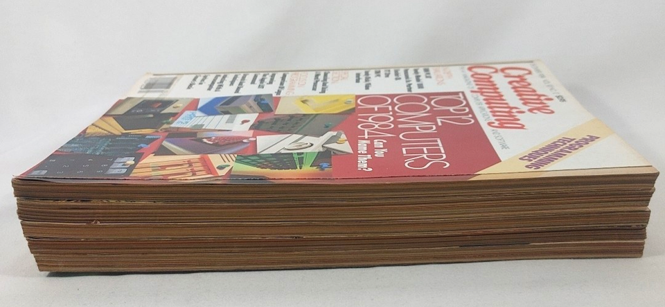 Creative Computing Magazines Computer Applications and Software lot of ...