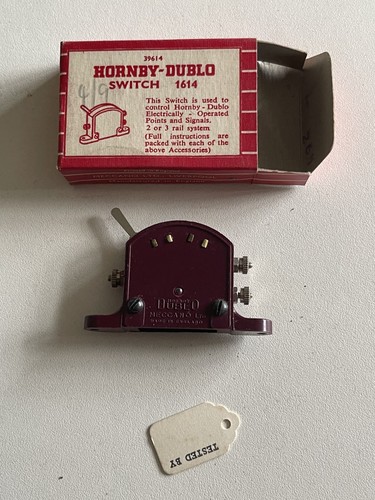 Collection of vintage dublo lever switches for hornby oo gauge sets en ...
