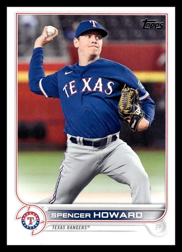 2022 Topps #162 Spencer Howard Texas Rangers Baseball NM | eBay