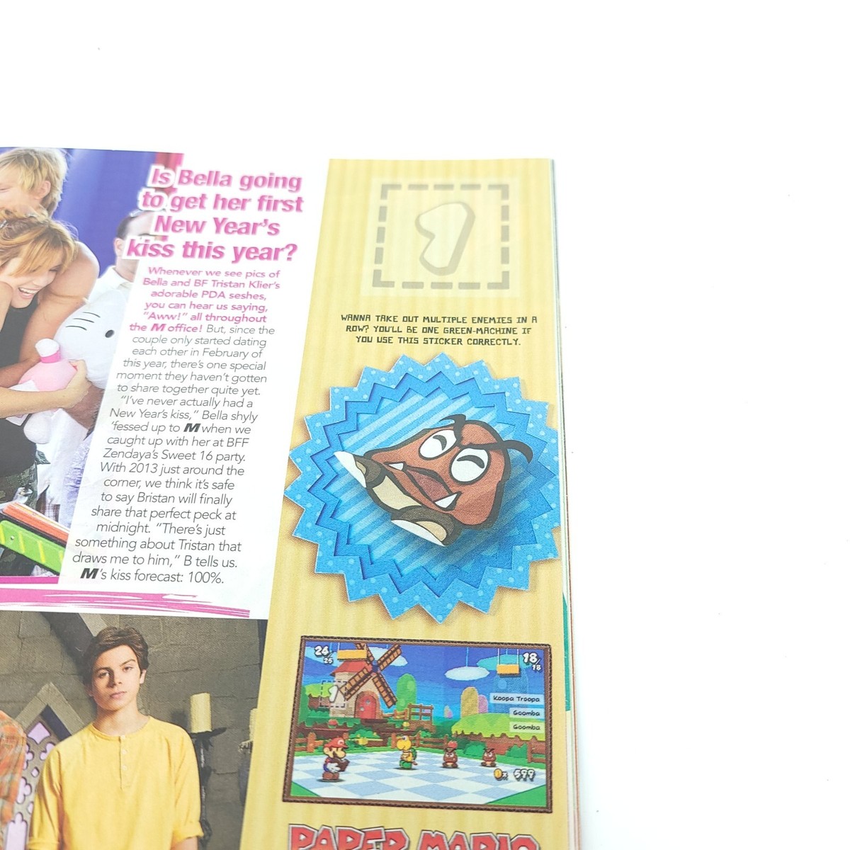 Paper Mario Sticker Star Paper Goomba