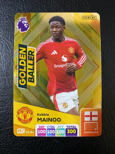 Panini Premier League Adrenalyn XL 2025 Golden Baller Kobbie Mainoo ...