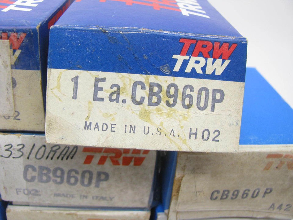 (8) TRW CB960P Connecting Rod Bearings STD For Jeep AMC 290 304 343 360 ...
