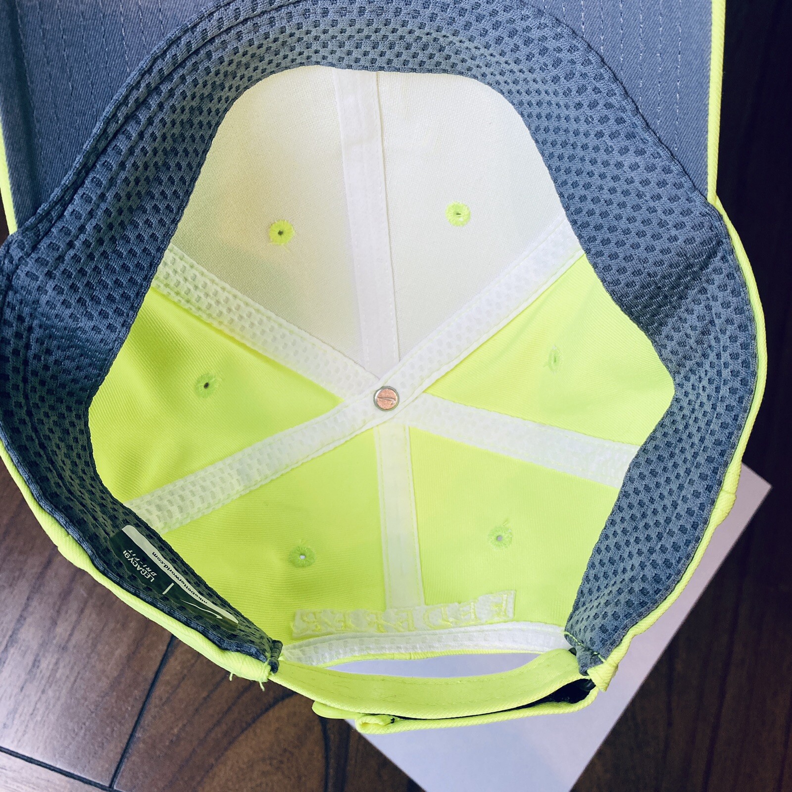 Nike Roger Federer RF Legacy 91 Hat Cap Volt Yellow T… - Gem