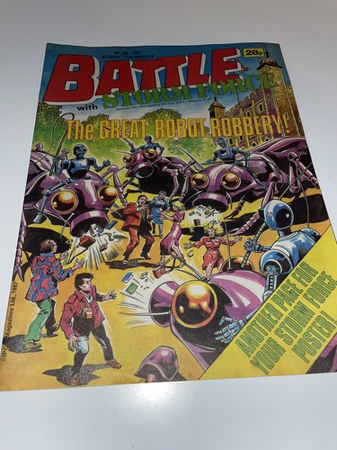 BATTLE with STORM FORCE comic 4th JULY Year 1987 (3) | eBay