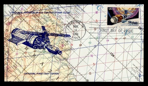 DR WHO 1974 FDC SPACE SKYLAB MAP CACHET k86897 | eBay