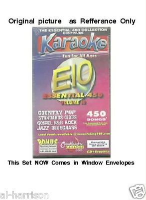 Chartbuster Karaoke Essentials - E10 CD+G 25 DISC 450 SONGS SET / $40 ...