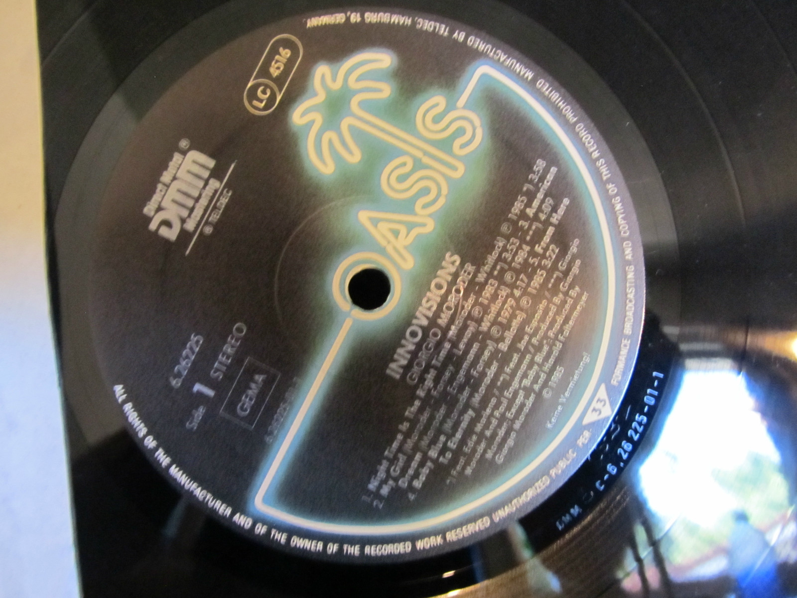 Giorgio Moroder Innovisions LP Best Of Italo Disco Synth Savage Joy ...